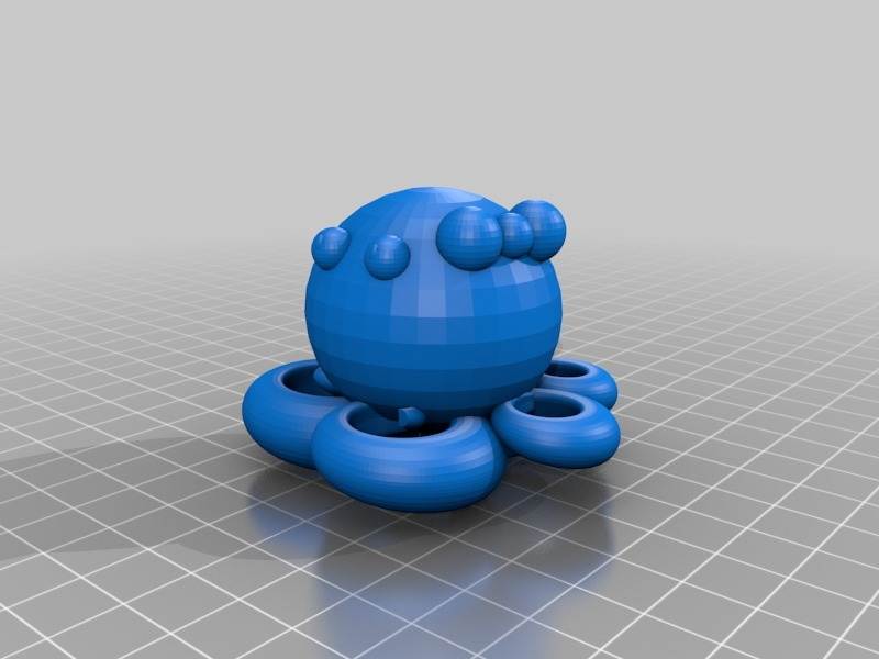 Free 3D file Octopus・3D printing idea to download・Cults