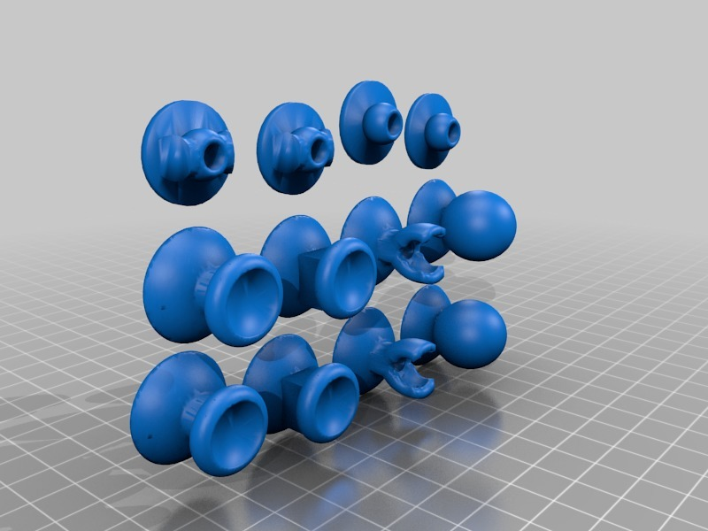 Free 3D file Xbox thumbsticks pt 2・Object to download and to 3D print・Cults