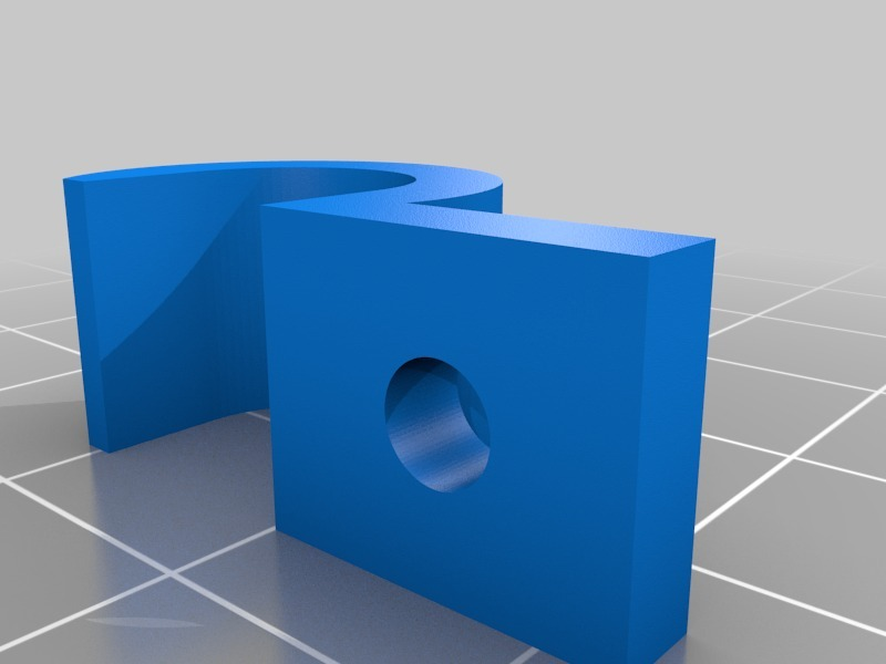 Free 3D file Parametric Cable Clamp (flat & corner)・3D print object to ...