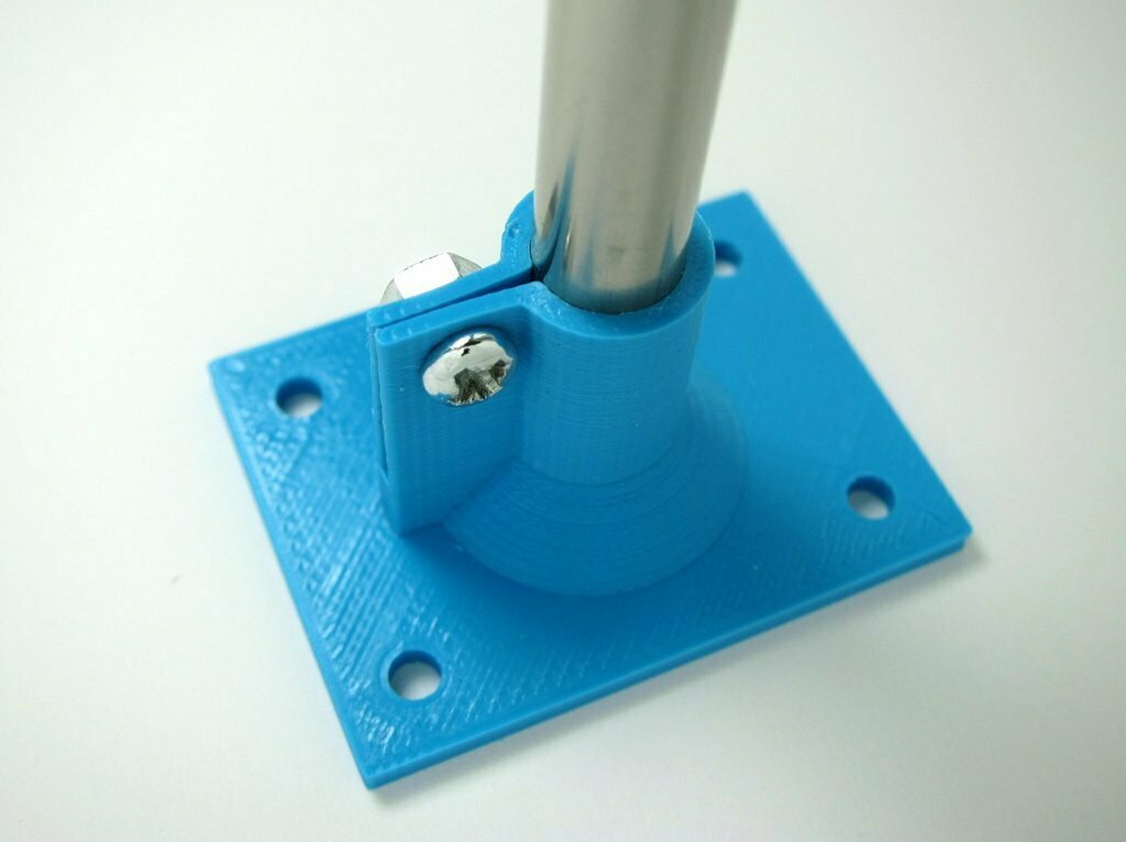 Free 3D file 8mm shaft end bracket 🔚・3D print object to download・Cults