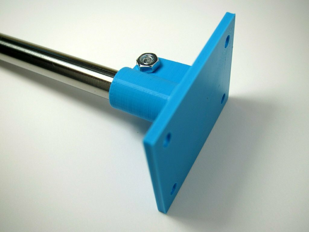 Free 3D file 8mm shaft end bracket 🔚・3D print object to download・Cults