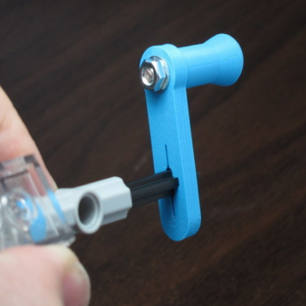 Free 3D file block compatible hand crank・3D printing model to download ...