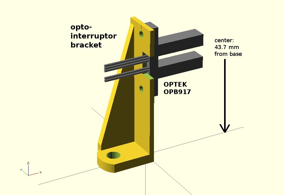Free 3D file OPB917 Opto-Sensor Bracket・3D print object to download・Cults