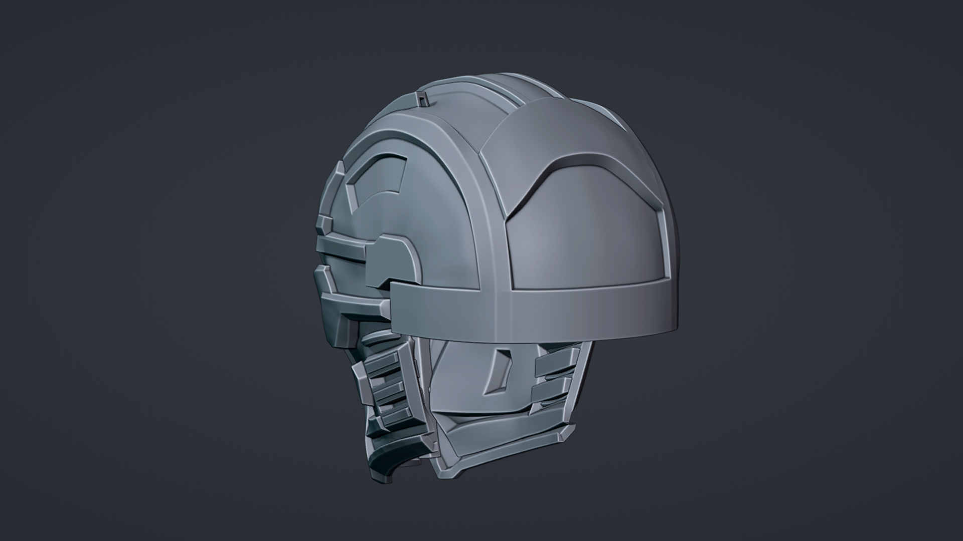 Cyborg Helmet
