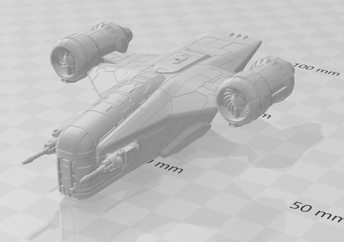 STL file Razor Crest - star war 🪒・3D printing template to download・Cults