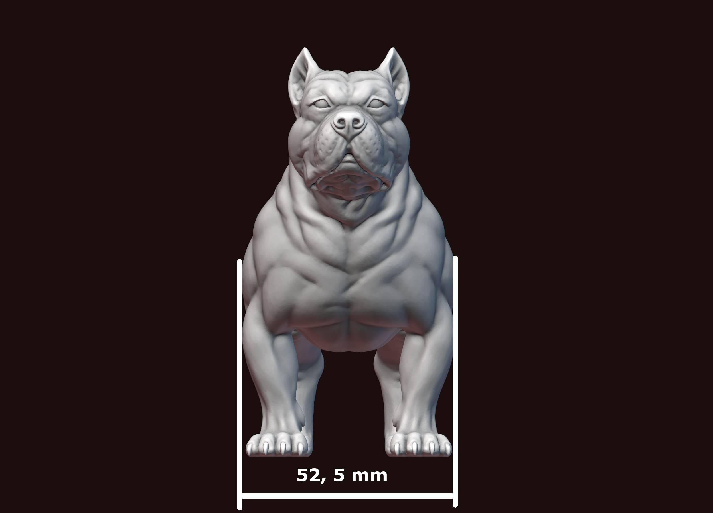 STL file American Bully 🐕・Model to download and 3D print・Cults