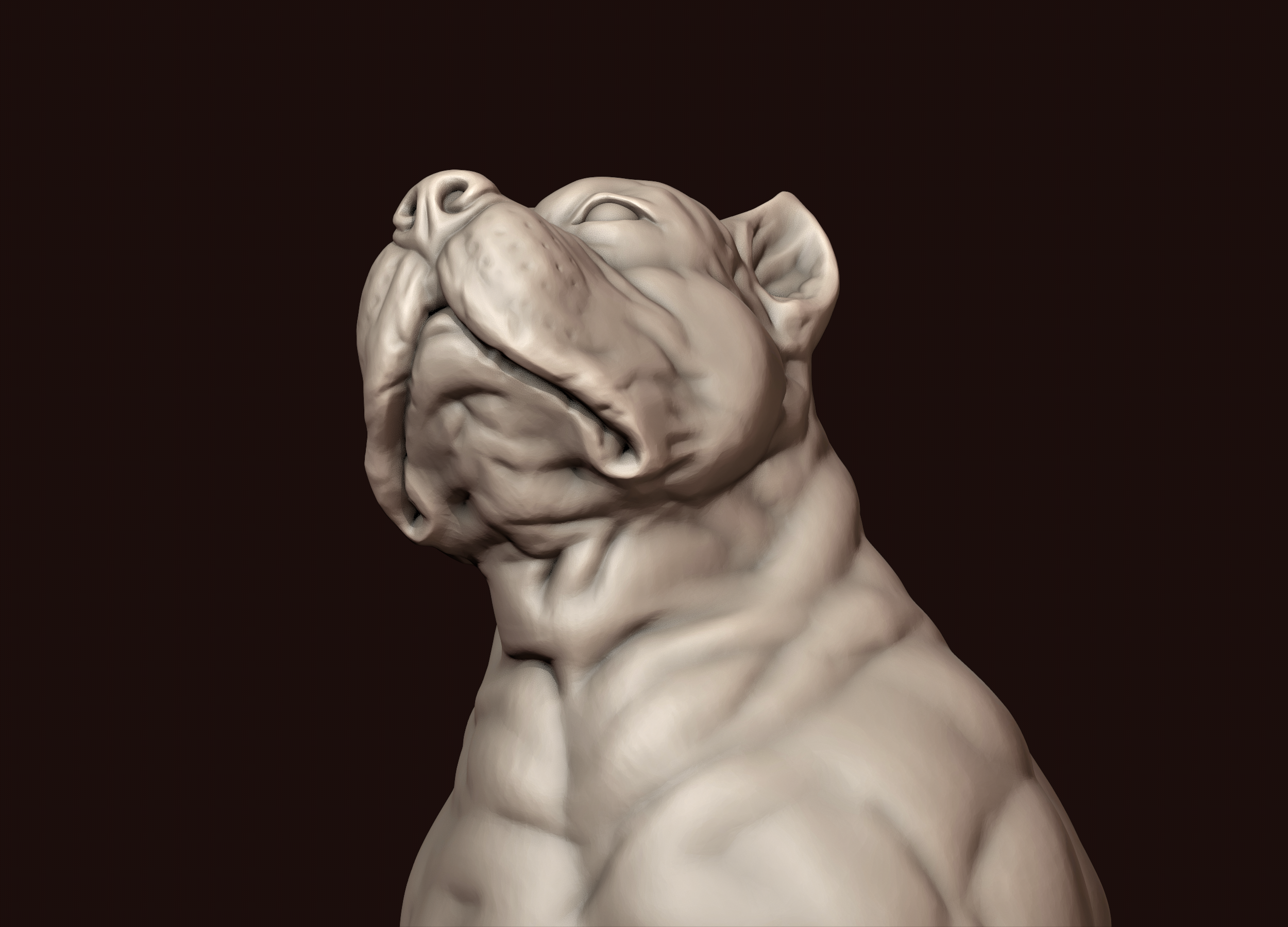 STL file American Bully 🐕・Model to download and 3D print・Cults