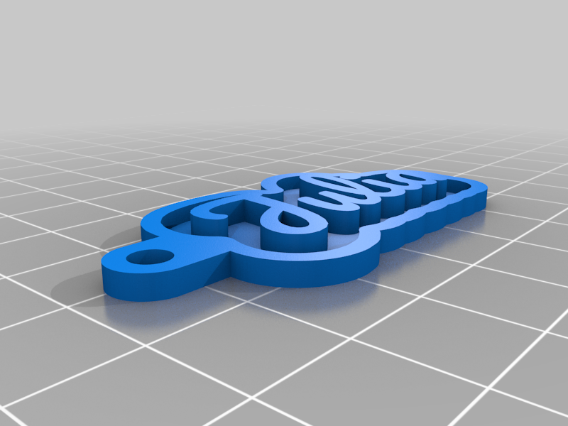 Free 3D file M1y Custo2mized Key Chain 1with your personal name・3D ...
