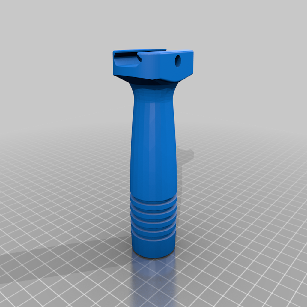 Free 3D file Foregrip and Handstop (No Hardware Needed)・Model to ...