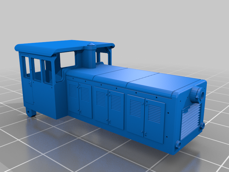 Free 3D file Locomotiva Faur LDH 18 locomotive. Scara TT scale.・Model ...