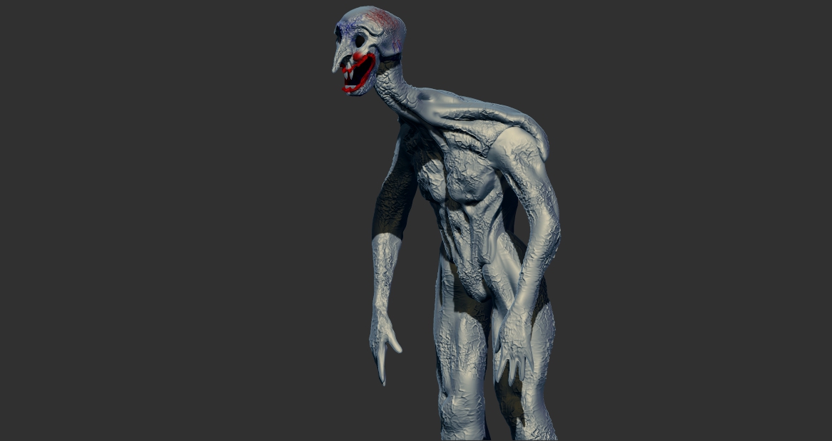 OBJ file Horror Creature 1・3D print design to download・Cults