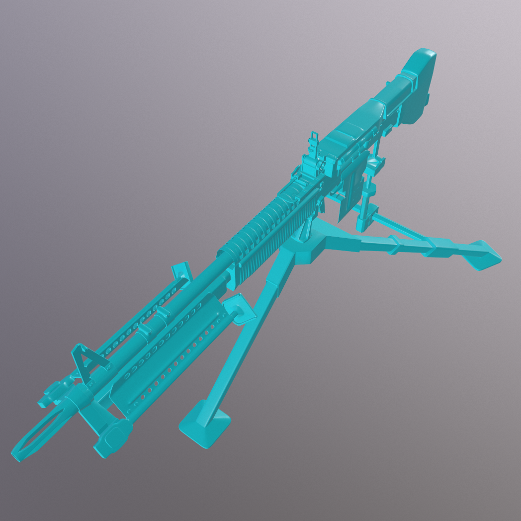 STL file M60 🔫・3D printable design to download・Cults