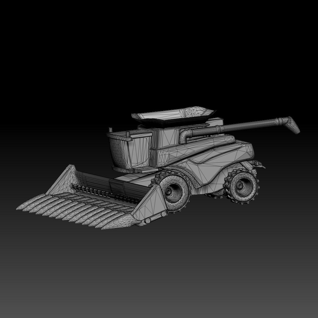 STL file Harvester Machine・3D printing model to download・Cults