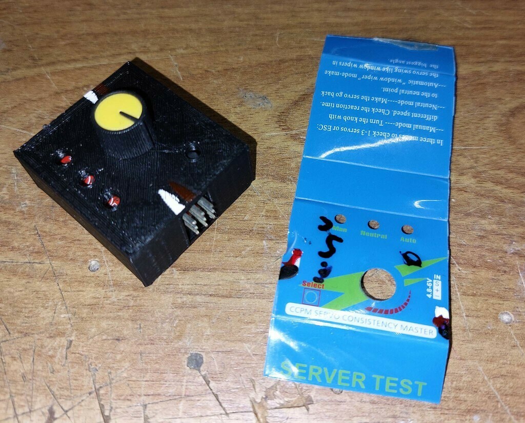 Free 3d File Rc Servo Tester Box・3d Printing Template To Download・cults