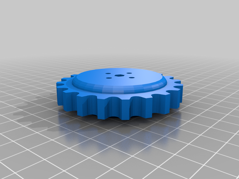 Free 3D file Rev sprocket - hex axle to Tetrix tank tread・3D printing ...