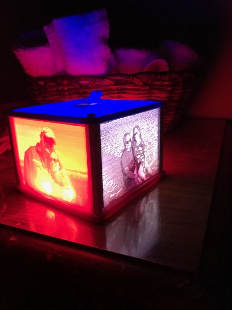 Free 3D file Lithophane Picture Box・3D printing idea to download・Cults