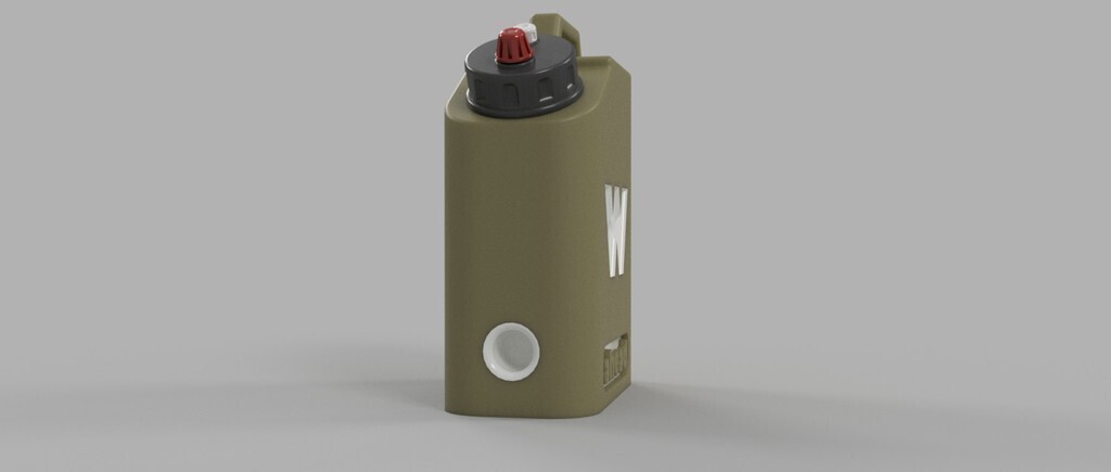 Free STL file ahead RC Water Tank type 2 🚰・Design to download and 3D ...