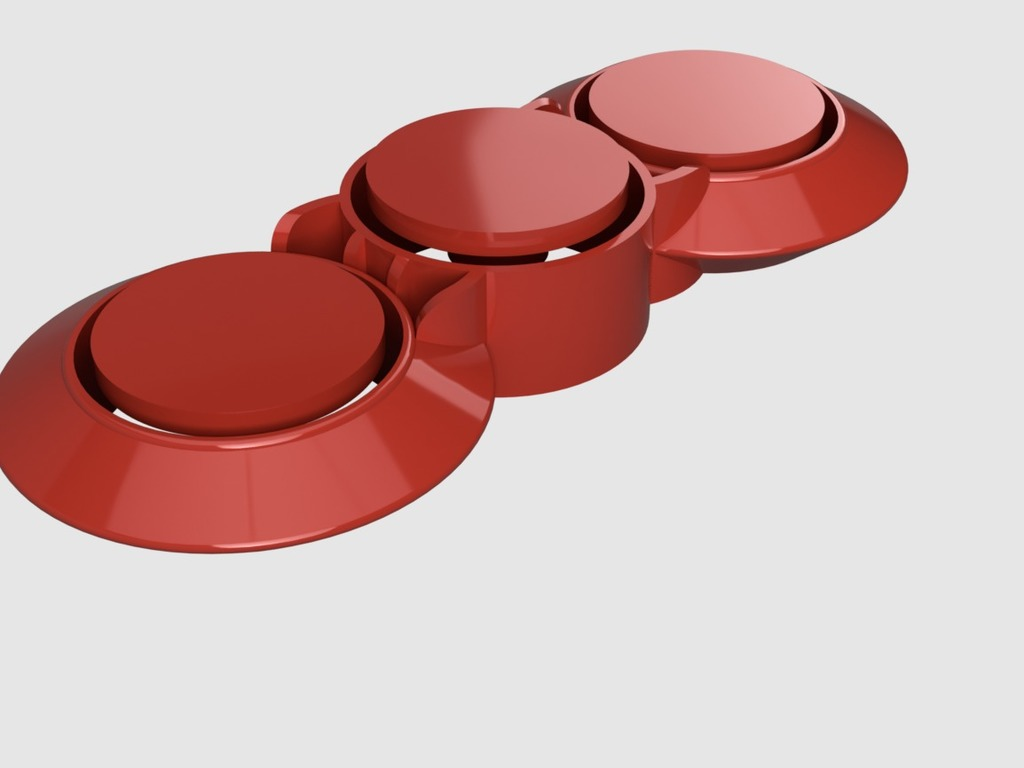 Free 3D file Fidget Spinner Dual Force・3D printer model to download・Cults