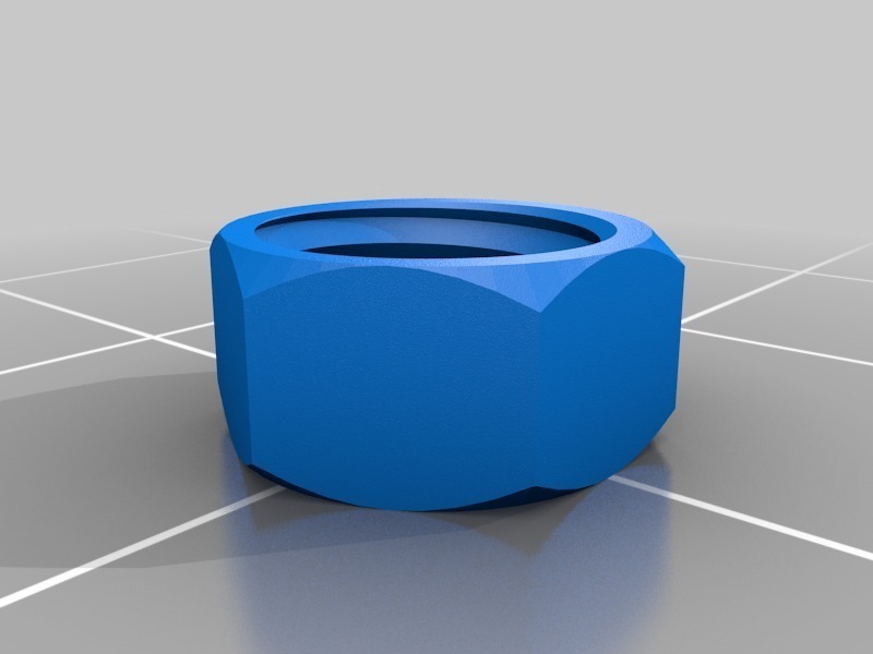 Free STL file 1/4 - 20 = 6 mm x 1 Nut tripod mount・3D printable model ...