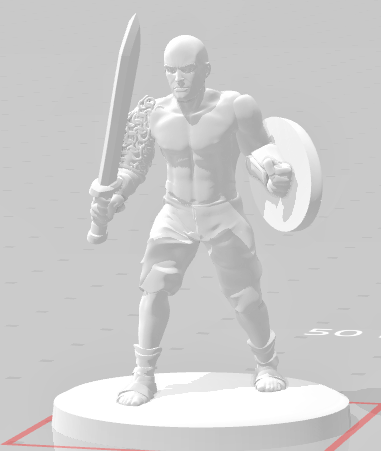 Free 3D file Gladiator, Male 2・3D print model to download・Cults