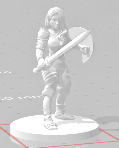 Free 3D file Gladiator, Female 1・3D print design to download・Cults