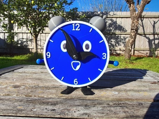 Free STL file The Little Man Clock・3D printer model to download・Cults