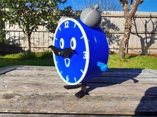 Free STL file The Little Man Clock・3D printer model to download・Cults