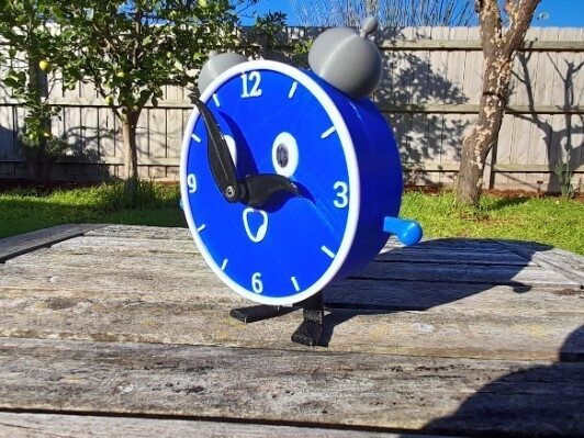 Free STL file The Little Man Clock・3D printer model to download・Cults