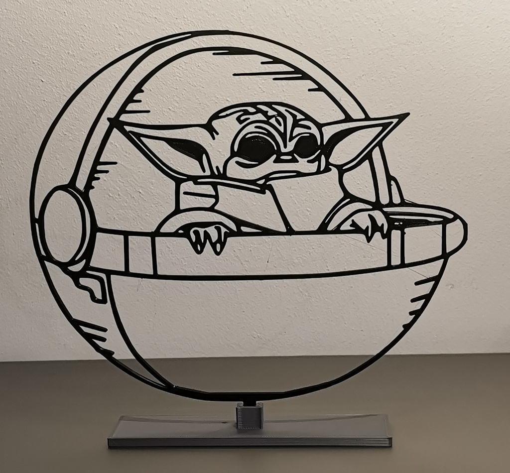 Archivo 3D gratis Yoda Baby Star Wars "2D to 3D art" Por Ed-sept7 ...