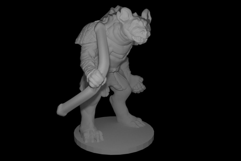 3D-Datei Gnoll mini - Speer- und Bogenschützenpackung 🔝 kostenlos・3D ...
