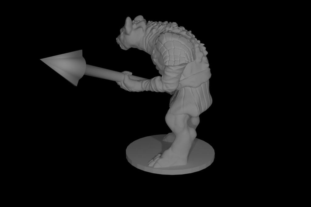3D-Datei Gnoll mini - Speer- und Bogenschützenpackung 🔝 kostenlos・3D ...