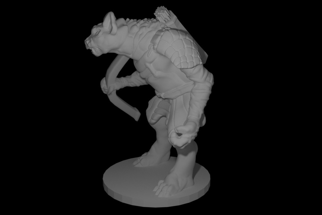 3D-Datei Gnoll mini - Speer- und Bogenschützenpackung 🔝 kostenlos・3D ...