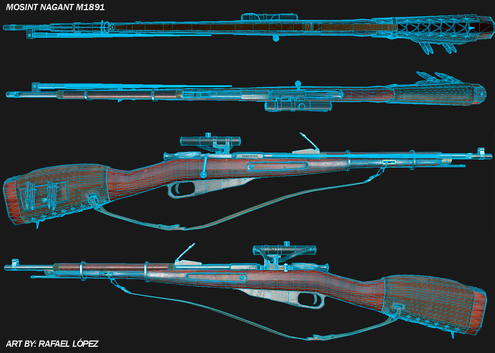 STL file Mosin Nagant 🔫・3D printer model to download・Cults