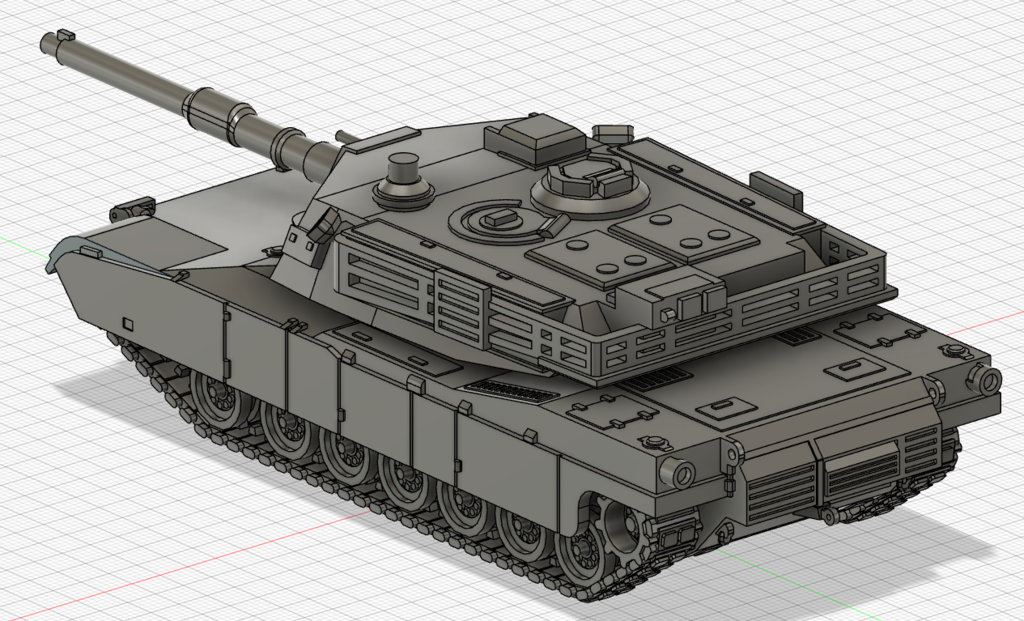 Free 3D file M1A2 Abrams 🪖・3D printer model to download・Cults