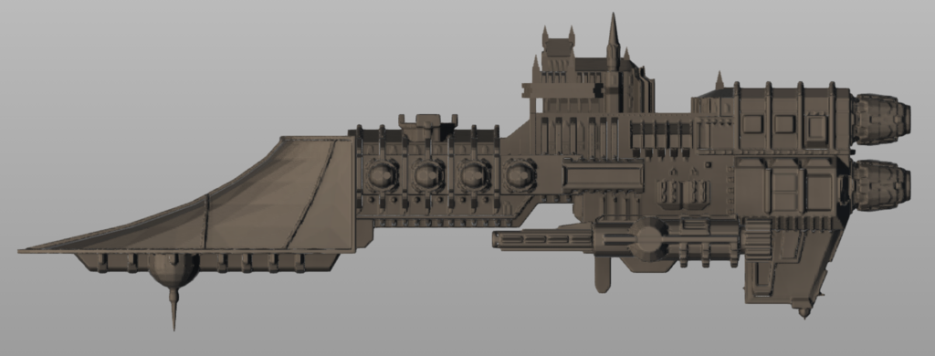 Free STL file Imperial Sword-Class Frigate 🛰・3D printer model to ...