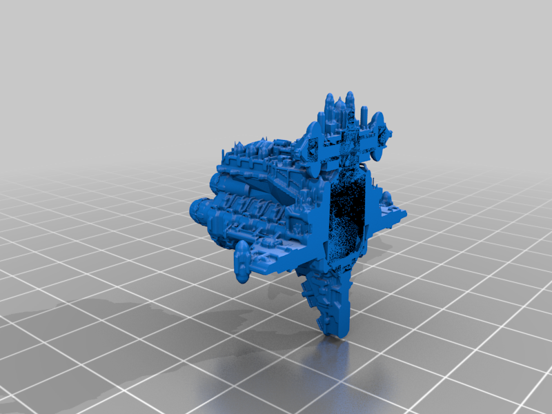 Free STL file Imperial Overlord-Class Battlecruiser ⚔・3D printing ...