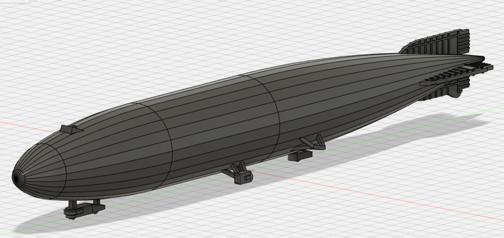 Free 3D file R Class Zeppelin- WW1 🎲・3D print object to download・Cults