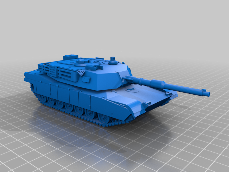 Free 3D file M1A2 Abrams 🪖・3D printer model to download・Cults
