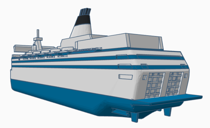 Free 3D file Simple MS Estonia・3D printable model to download・Cults