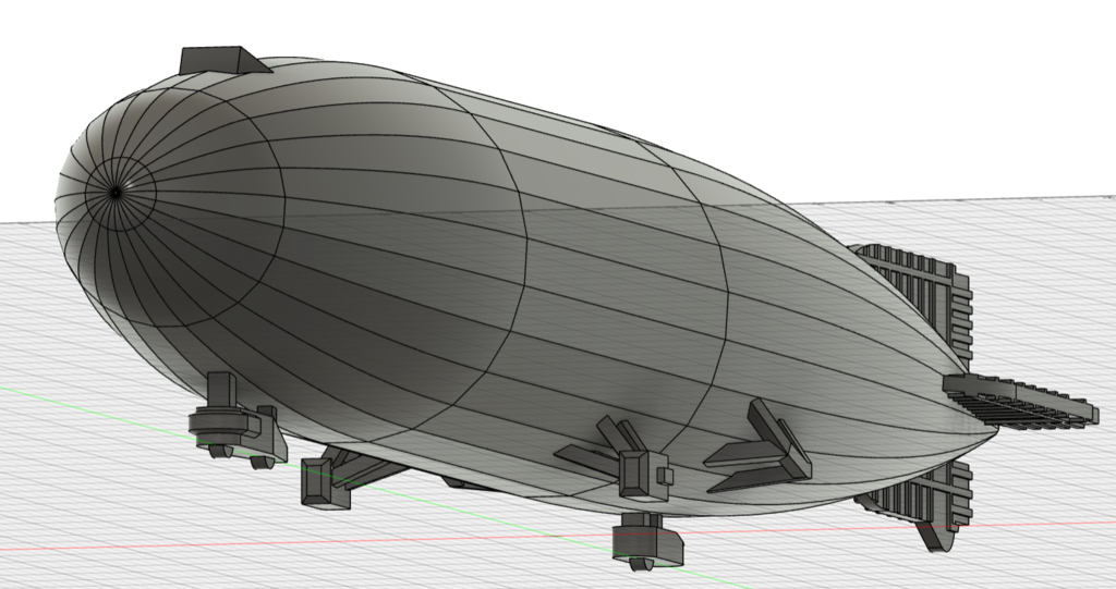 Free 3D file R Class Zeppelin- WW1 🎲・3D print object to download・Cults
