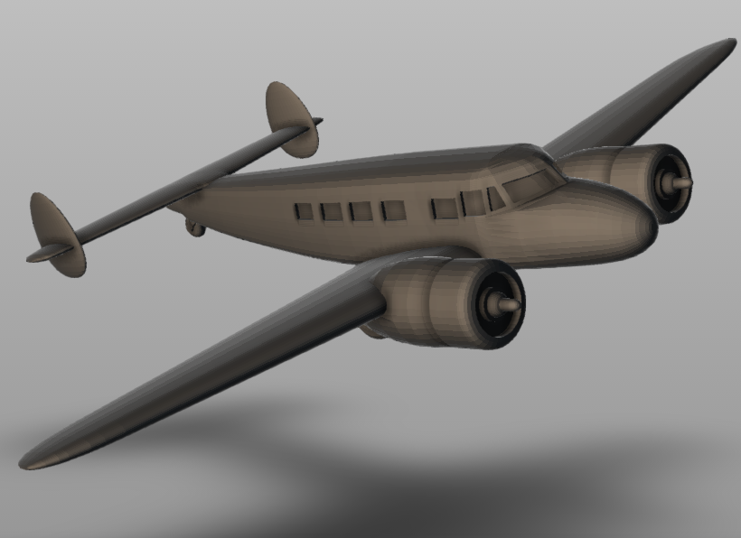 Free 3D file Lockheed Model 10 Electra V3・3D print design to download・Cults