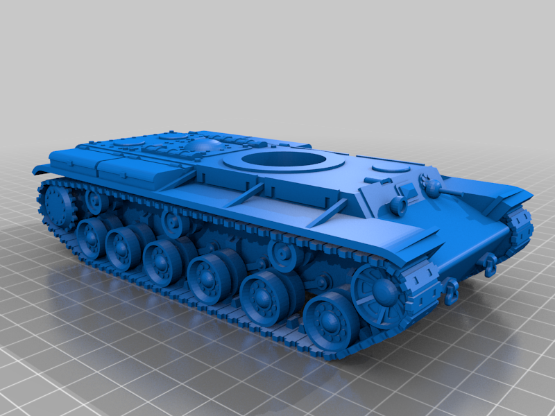 Free 3D file KV-1 🇷🇺・Model to download and 3D print・Cults