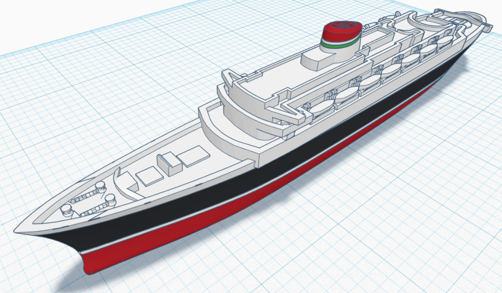 Free 3D file Simple SS Andrea Doria 🚢・3D print design to download・Cults