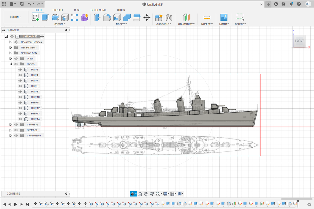 Archivo 3D gratis Simple USS Fletcher・Objeto imprimible en 3D para ...