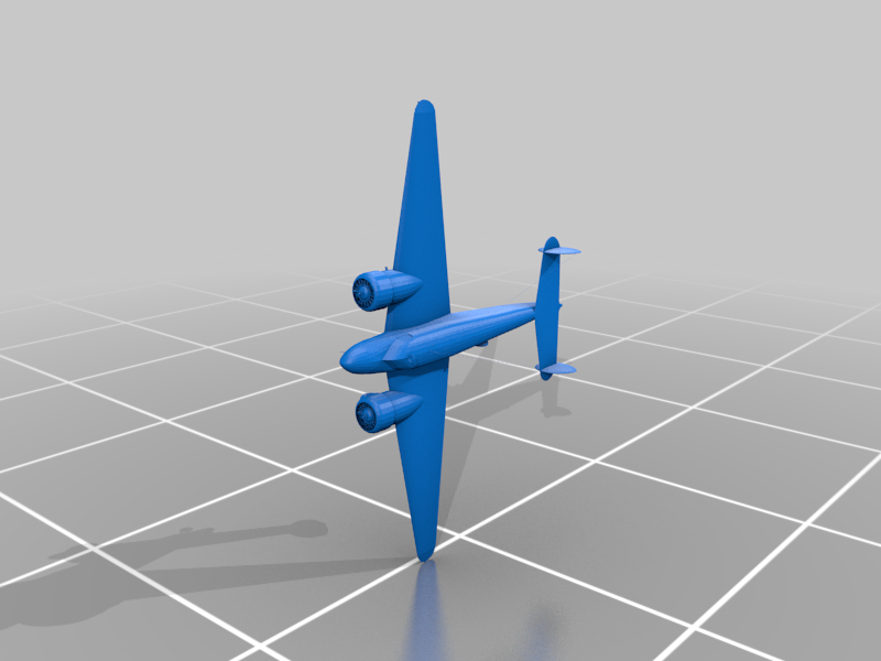 Free 3D file Lockheed Model 10 Electra・3D printing model to download・Cults