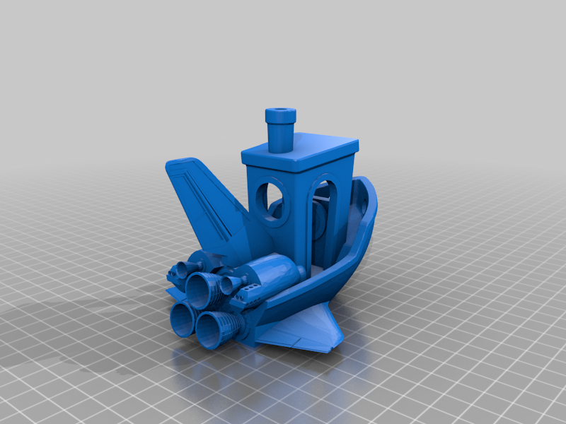 Free 3D file Space Shuttle Benchy 🛰・3D print design to download・Cults