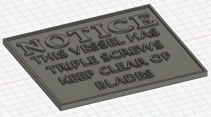 Бесплатный 3D файл White Star Line Notice Трехвинтовой знак・Дизайн 3D ...