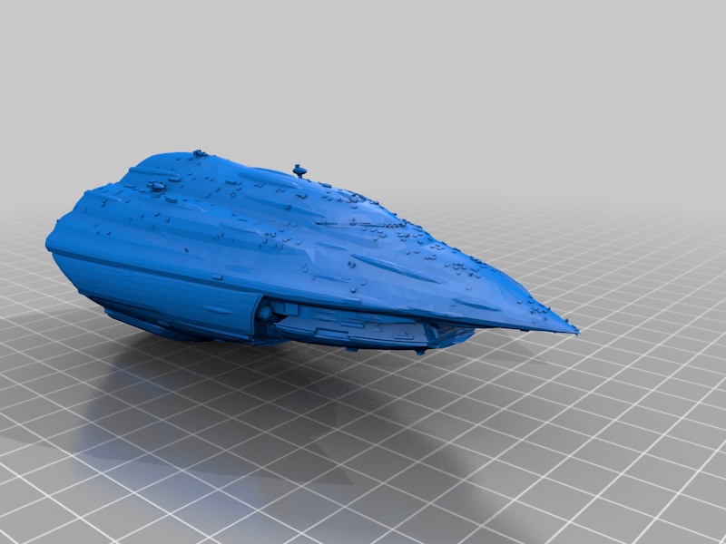 Descargar archivo 3D gratis Reparación del crucero estelar Raddus MC85 ...
