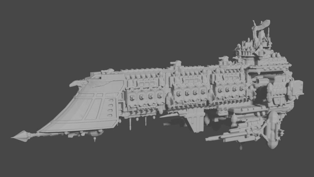 Free STL file Imperial Retribution-Class Battleship・3D printable model ...