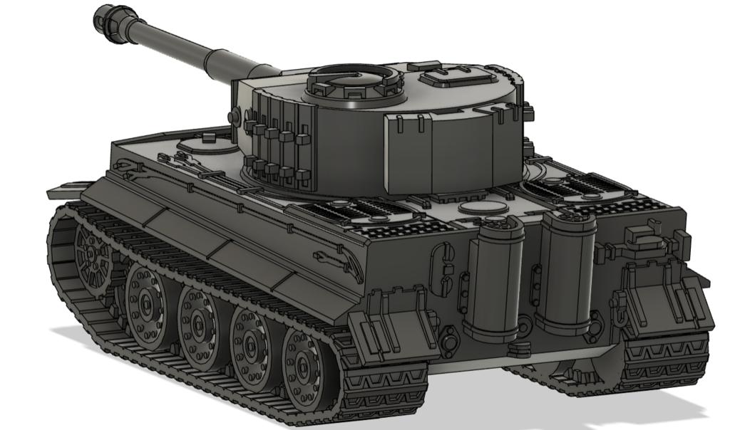 Descargar archivo 3D gratis Panzerkampfwagen VI Tiger 1 Ausf. E ...